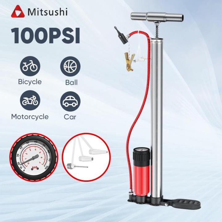 Pompa Angin Ban Manual Tabung Meter Besi / Pompa Angin Ban Sepeda Motor ...