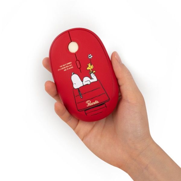 PEANUTS Snoopy ROYCE Bluetooth Mouse 2.4Ghz Wirless Silent Mouse ...