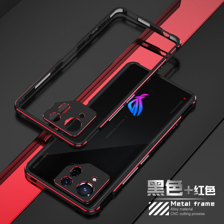 【Free Gift】For Asus Rog Phone 8 7 6 5 3 2 Pro Metal Bumper Case Rog8 Rog5S Rog6D Ultimate Casing ...