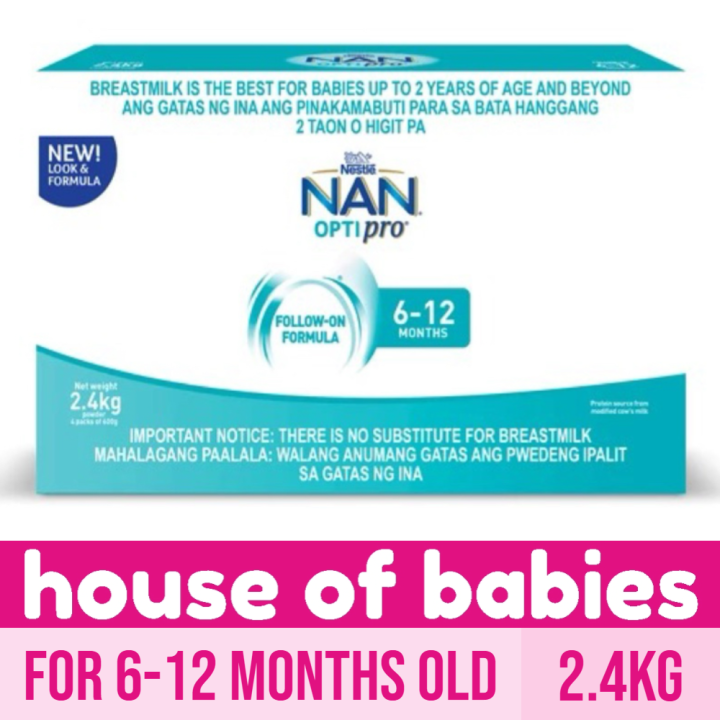 NAN OptiPro Two 2.4kg 6-12 Months Old Milk Supplement | Lazada PH