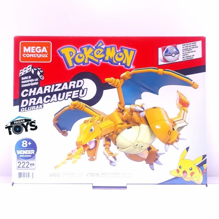 Mega Construx Pokemon Charizard Construction Set | Lazada Indonesia