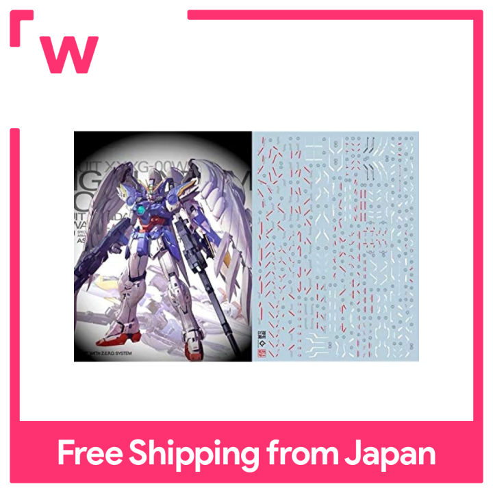 Fluorescent HG RG MG PG RE HiRM Robot MS detail up water transfer decal (for MG 1/100 Wing ...