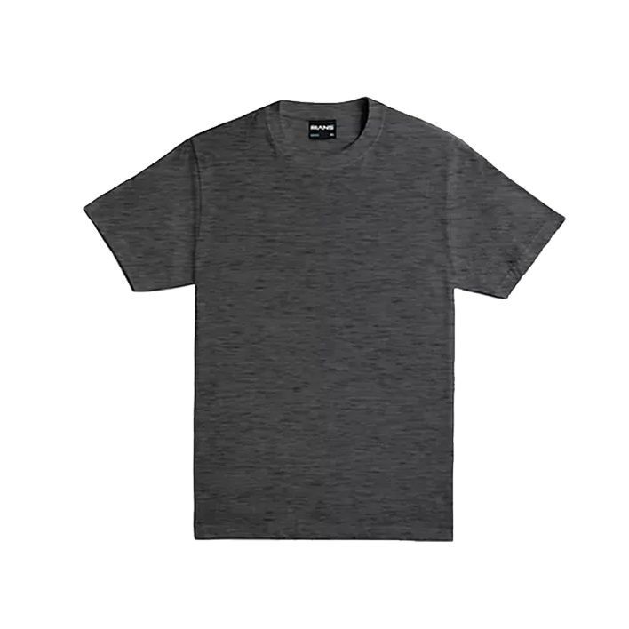 RIANS Premium DARK GREY MELANGE Colour 190 gsm ( Short Sleeve ) Cotton ...