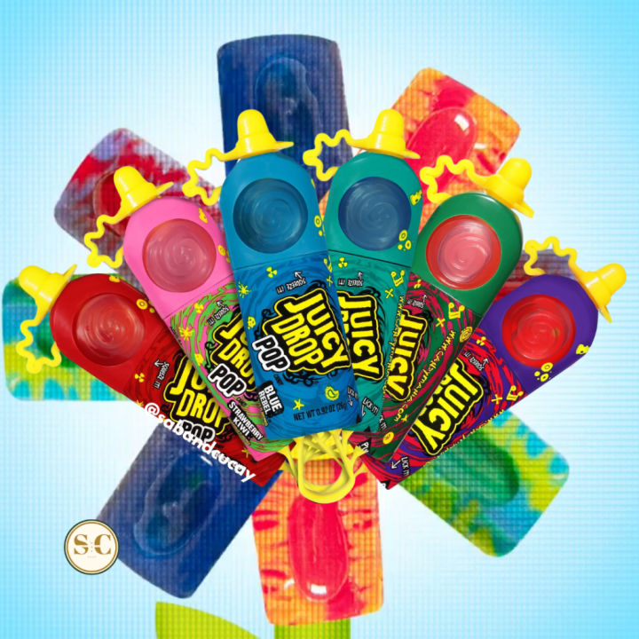 Juicy Drop Pop Sweet Lollipops Candy with Sour Liquid | Lazada PH