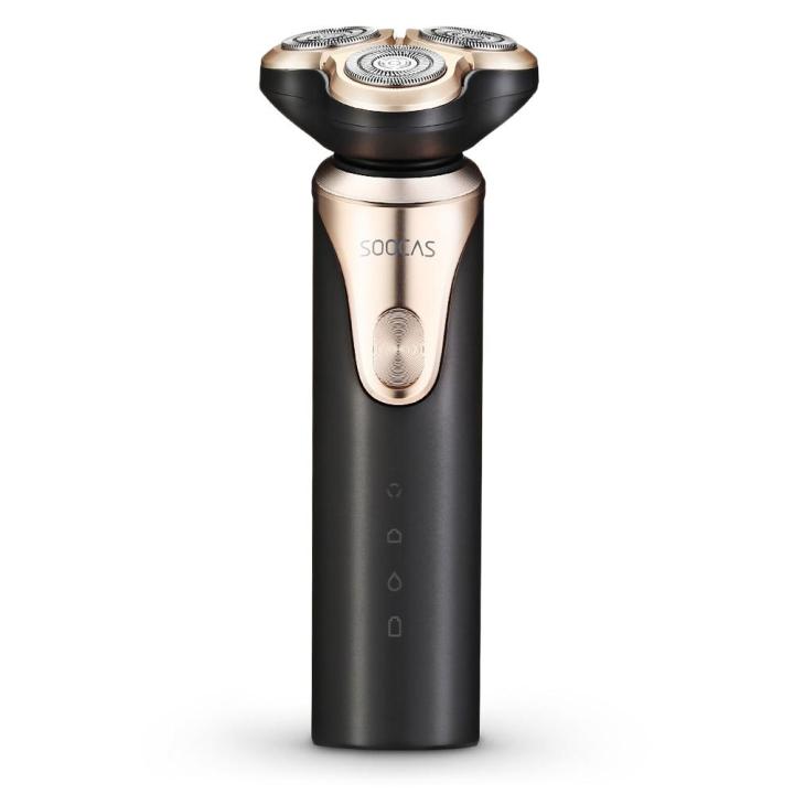 SOOCAS S3 Electric Rotary Razor Dry Wet Men Washable IPX7 Rechargeable ...