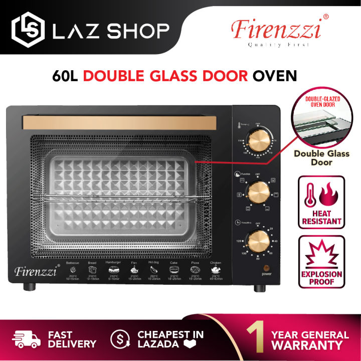Firenzzi 60L Counter Top Oven TO-4260 | 50L TO-4250 | 6 Cooking ...