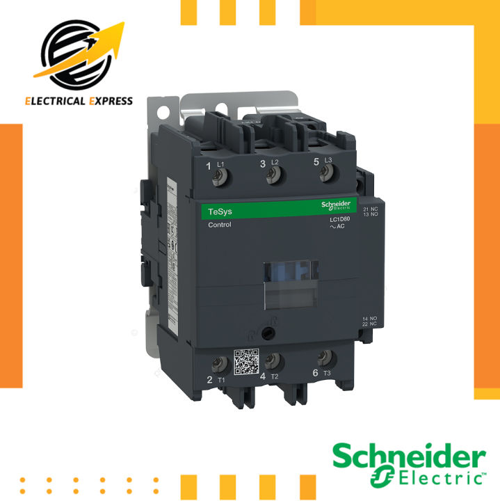 LC1D80E7 / แมกเนติก / Magnetic contactor / LC1D80 / 3P(3NO) / 80A / 48V ...