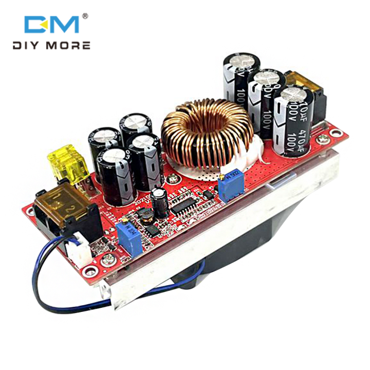 diymore DC-DC10-60V 1200W Boost Converter 20A Step Up Power Supply ...