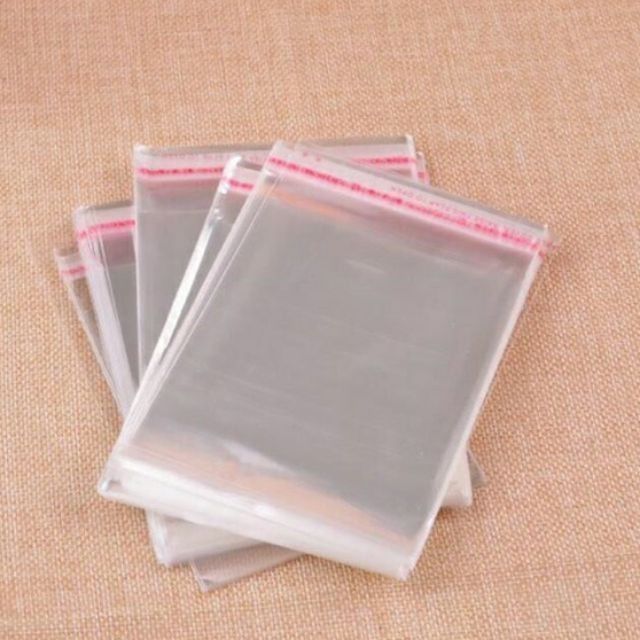 [500 Gr] Nửa kg túi bọc ni lông bóng kiếng có keo dán miệng - bao có ...