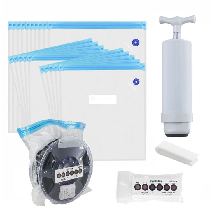 Original 3D Printer Filament Storage Bag PLA Filament Vacuum Bag Dryer ...