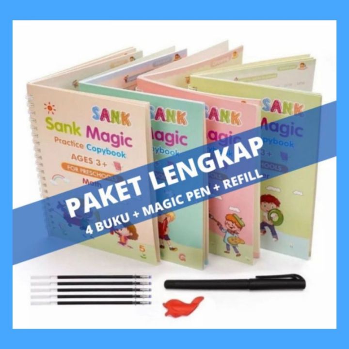 Sank Magic Book, Buku Belajar Menulis Dan Menggambar Untuk Anak ...