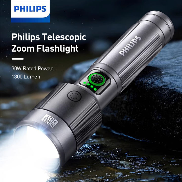 Philips Flashlight SFL2101 Philips SFL2101 Telescopic Zoom Flashlight ...