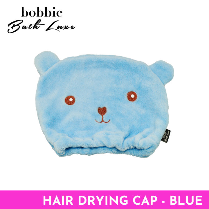 Bobbie Bath Luxe Hair Drying Cap - Blue | Lazada PH