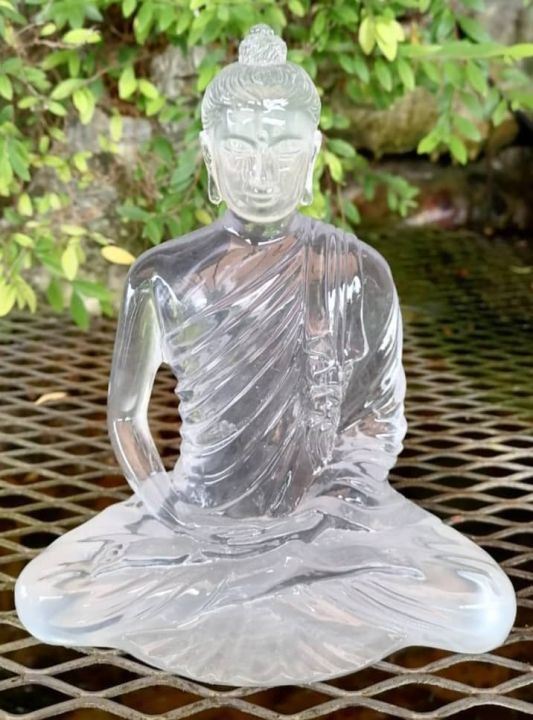 Meditating Lord Buddha Statue Transparent (6") | Lazada