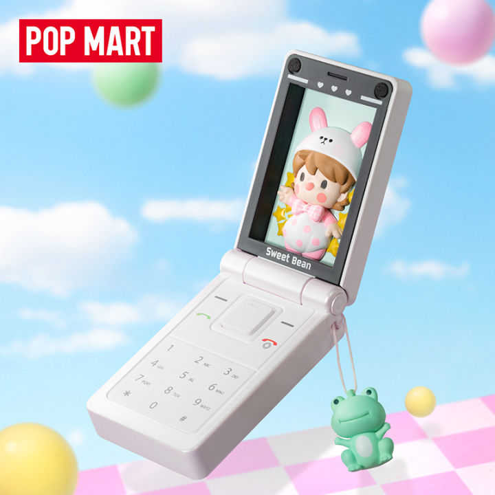 POP MART Sweet Bean Pearl White Flip Phone Figure | Lazada PH