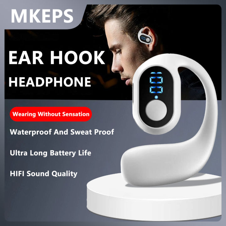 MKEPS KY2 Pro Single Erabuds Ear Clip Earphone Bluetooth Headphones ...