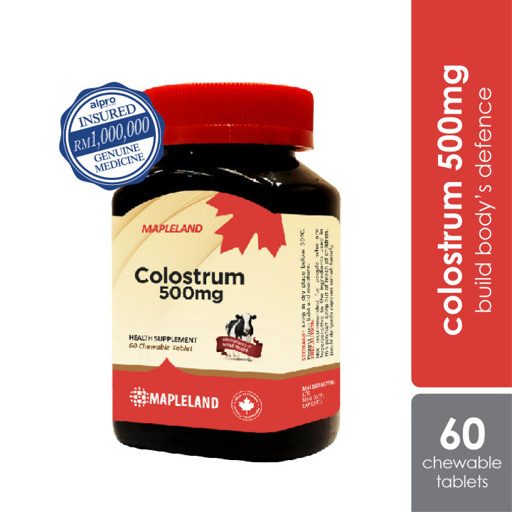 Mapleland Colostrum (500mg x 60's) | Lazada