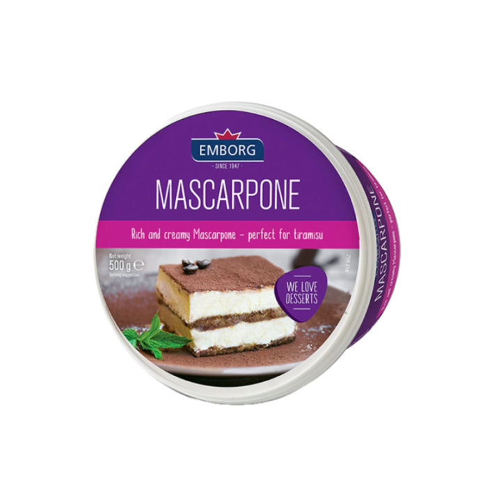 Emborg [Frozen] Mascarpone Cheese (500g) - [Same Day Delivery cut off ...