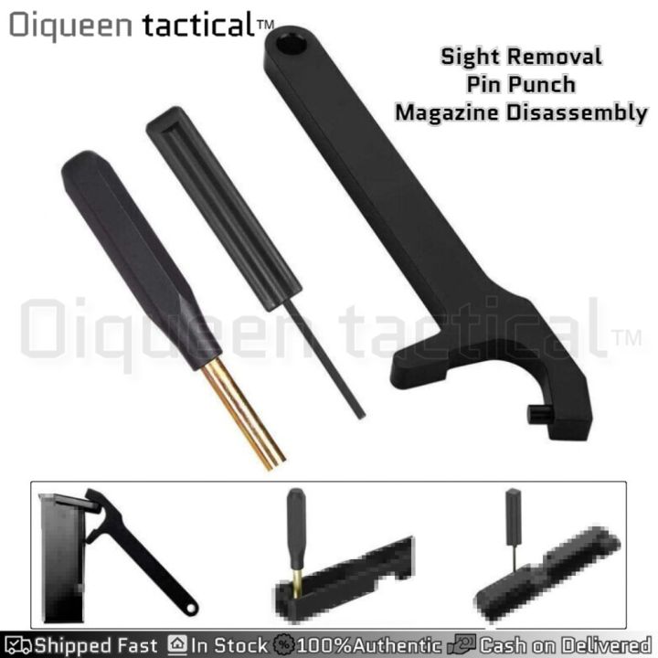 Oiqueen Tactical Pin Punch Tool Kit for Glock 19 17 25 26 27 43 Front ...