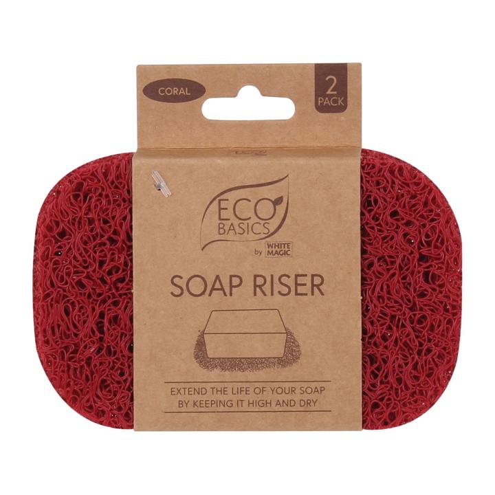 White Magic Eco Basics Soap Riser - Coral Extends The Life Of Your Soap ...