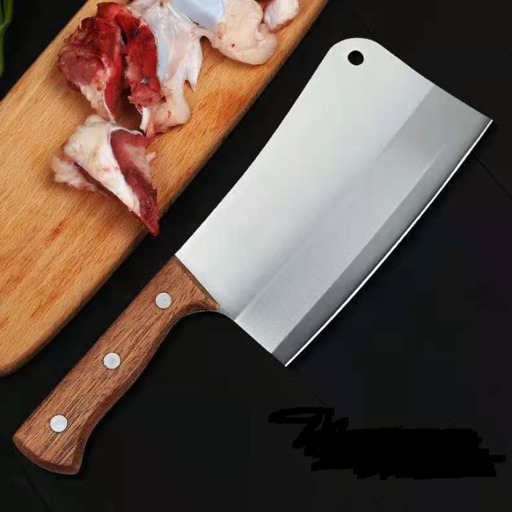 Chopping Knife Hand-forged Chef's Stainless Steel Cleaver Butcher Knife ...