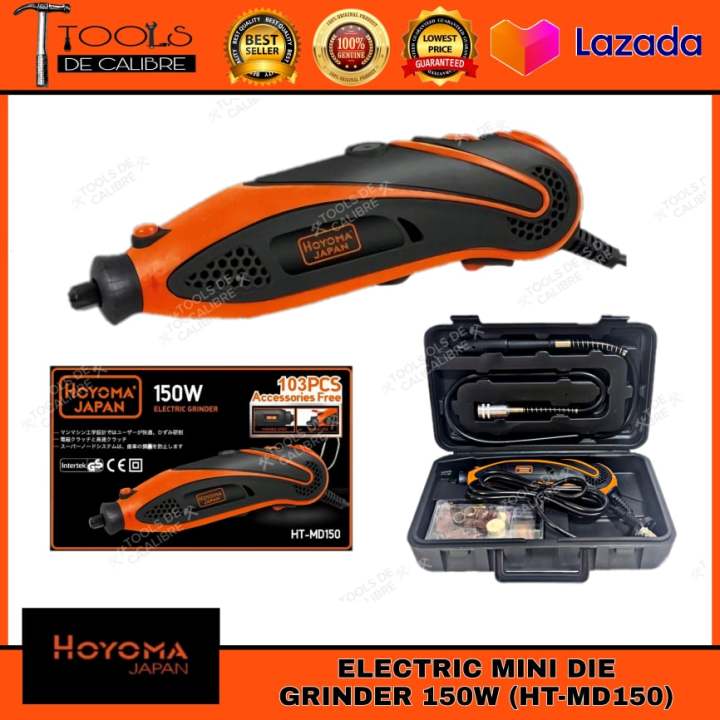 HOYOMA JAPAN 150W / MAILTANK 135W Mini Die Hand Rotary Grinder 135W ...