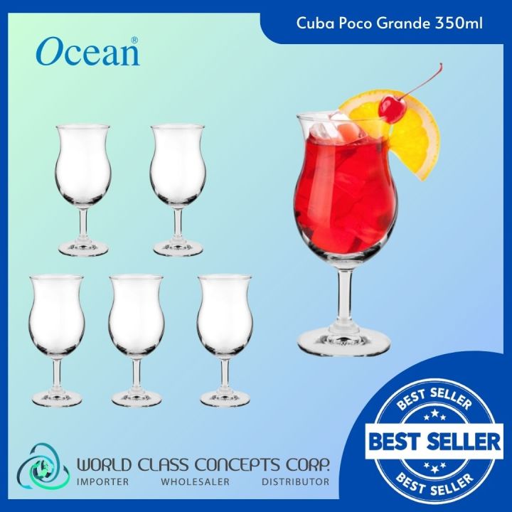 Ocean Glassware Cuba Poco Grande 350ml / 12 1/4 oz Set of 6(FM) | Lazada PH