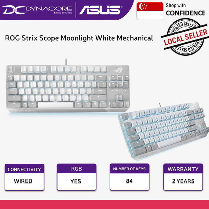 ASUS ROG Strix Scope NX TKL Moonlight White Mechanical RGB Gaming ...