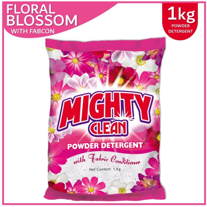 BEST- Mighty Clean Detergent Powder Floral Blossom - Powder (Pink) - 1 ...