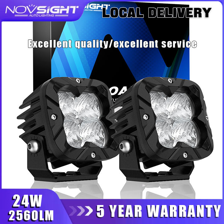 Novsight WL6-3 Laser Gun 24W 2360LM White Motorcycle Jeepney Cars 5700K ...