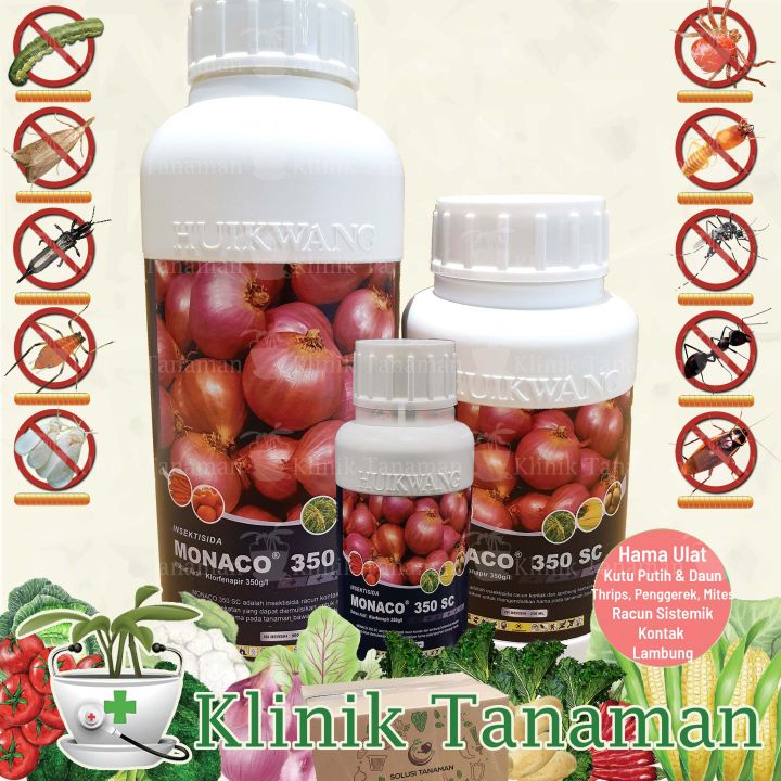Obat Hama Monaco Pembasmi Hama Wabah Ulat, Penggerek Batang, Thrips ...