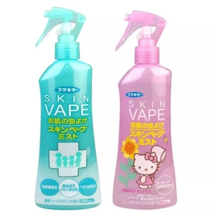 สเปรย์กันยุงสูตรน้ำ Skin Vape สูตรใหม่ อ่อนโยน ยากันยุงญี่ปุ่น สเปรย์ ...