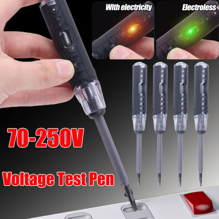 Intelligent Dual LED Electric Voltage Tester Pen Screwdrive Non-contact ...