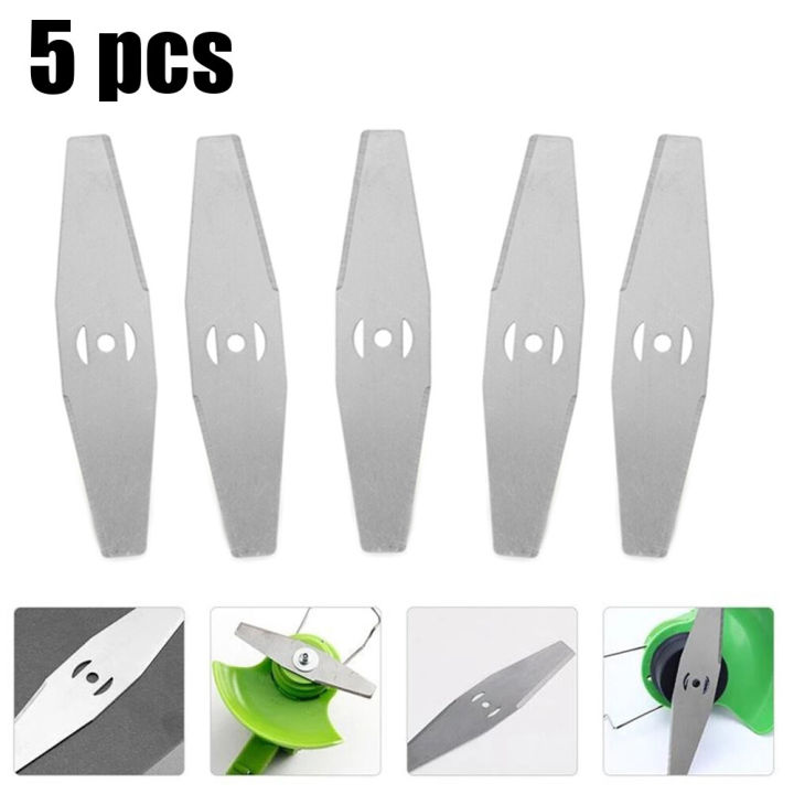 2/5PCS Metal Grass String Trimmer Head Replacement Saw Blades Lawn ...