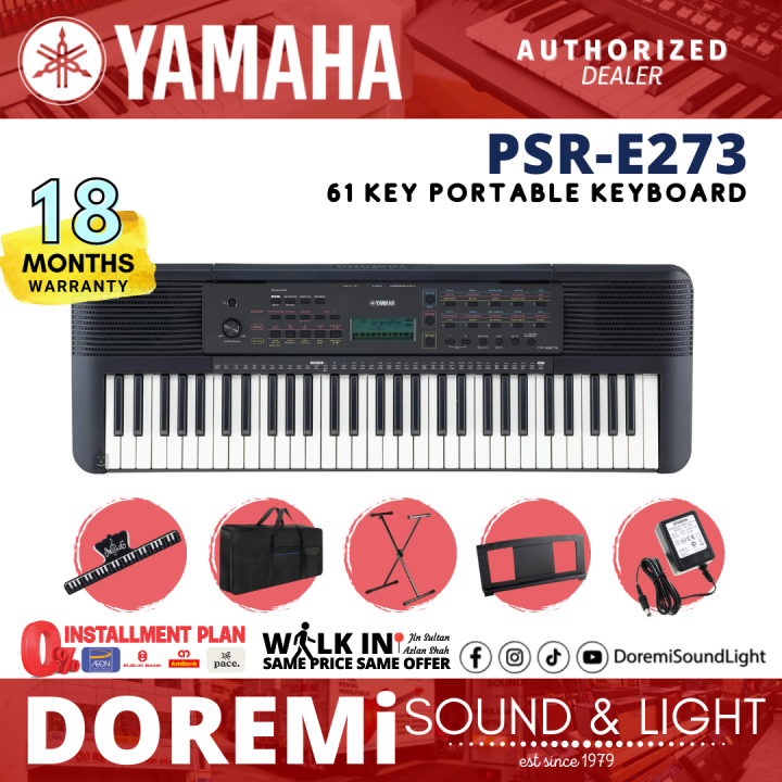 Yamaha PSR-E273 61 Key Digital Keyboard (PSR E273) | Lazada