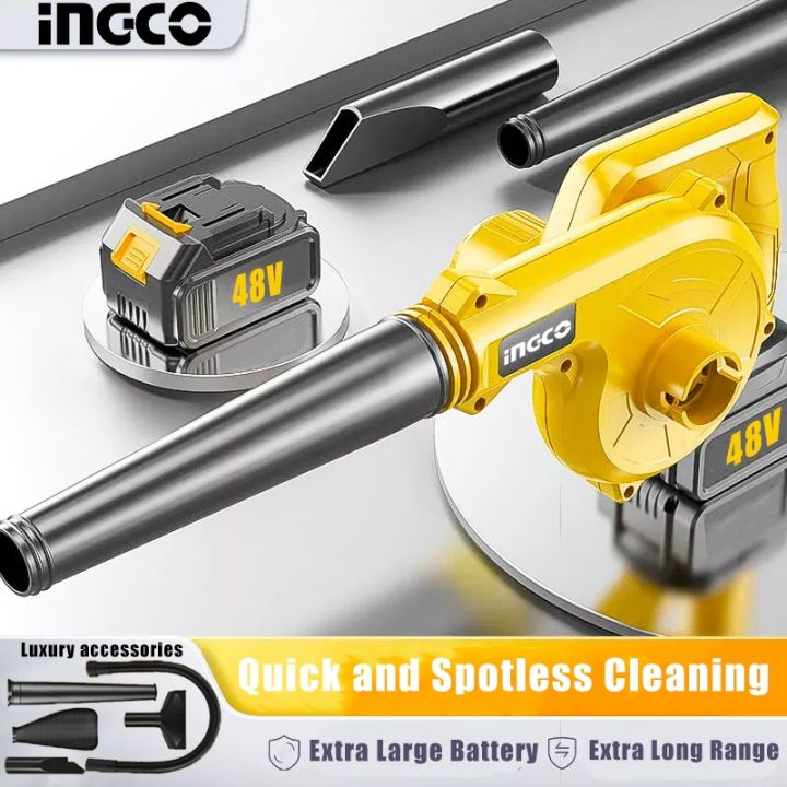 INGCO Cordless Blower 1800W Air Blower 2 in 1 Electric Blower PC Blower ...