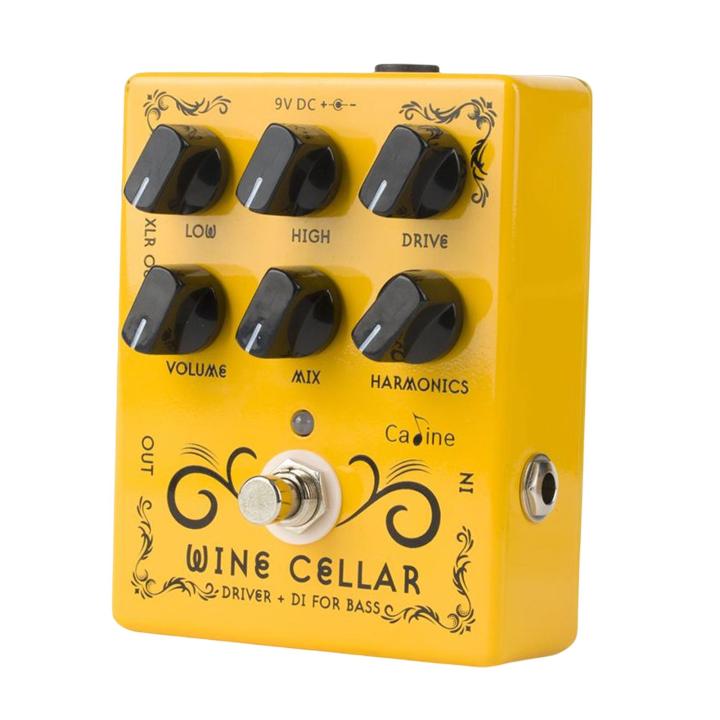 BNGUITAR Guitar Bass Pedal Aluminum Shell 1/4" Connect Mini Analog ...