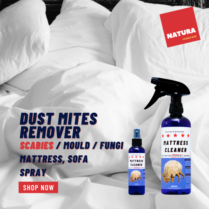Dust Mites Remover on Mattress, Sofa 100 ML / 500 ML (Dust Mites ...