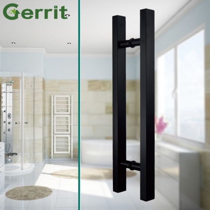 Modern Round Bar Ladder Brushed Stainless Steel Sliding Barn Door ...