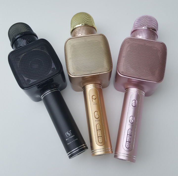 MIC KARAOKE BLUETOOTH WIRELESS YS-68/ MIC YS-68 SPEAKER COLORFULL LED ...