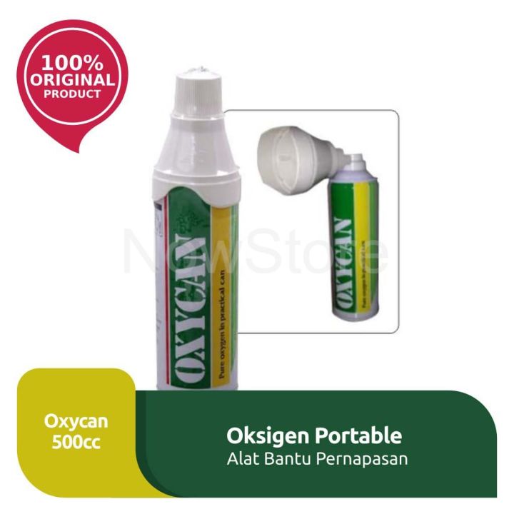 Oksigen Kaleng Oxygen Tabung Kecil Oksigen Pernafasan Oxycan 500 Cc ...