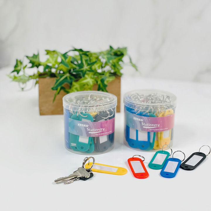 【SG Stock】 50pc Kenko Key Tag | Assorted Colours | Key Holders With ...