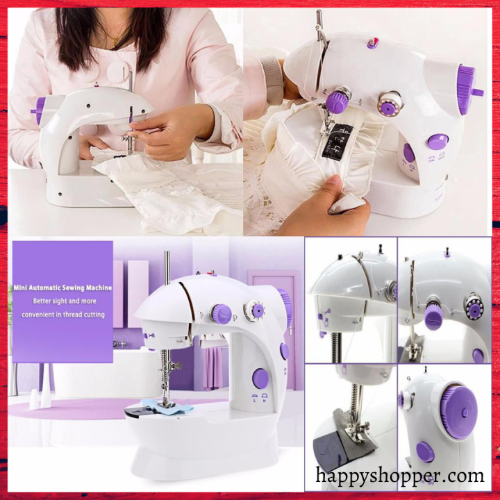 Mini Portable Electric Sewing Machine With 2 Speed Control | Lazada