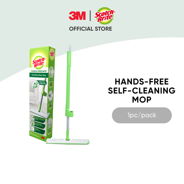 3M™ Scotch Brite Hands-Free Mop Starter Kit Green | Lazada PH