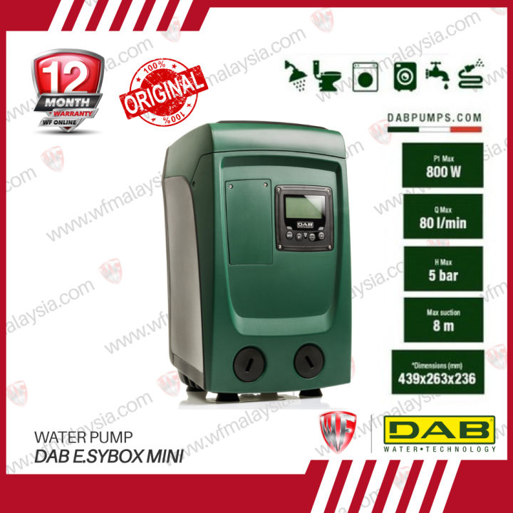 DAB E.SYBOX Mini Water Pump Water Booster Water Pressure Pump Electronic Water Pressure System ...