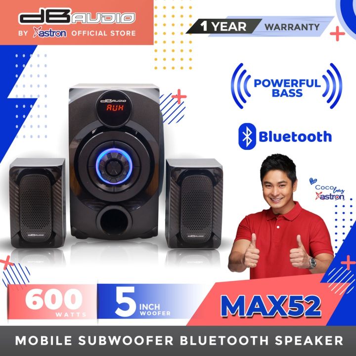 Db Audio MAX-52 2.1 Home Theater Subwoofer System | Bluetooth | 5 ...