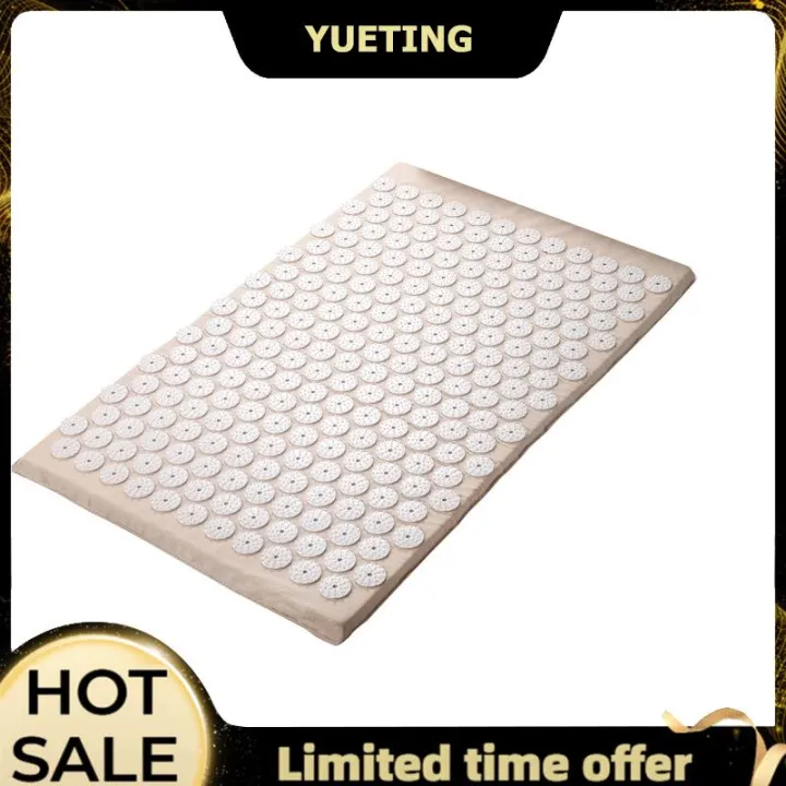 YUETING เบาะนวดโยคะเสื่อนวดกดจุดบรรเทาอาการปวดกล้ามเนื้อหลังเสื่อ ...