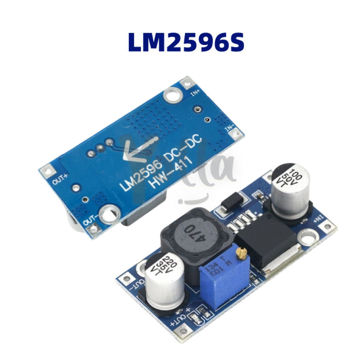 Adjustable LM2596S DC-DC Buck Converter 3A Step Down Power Supply ...