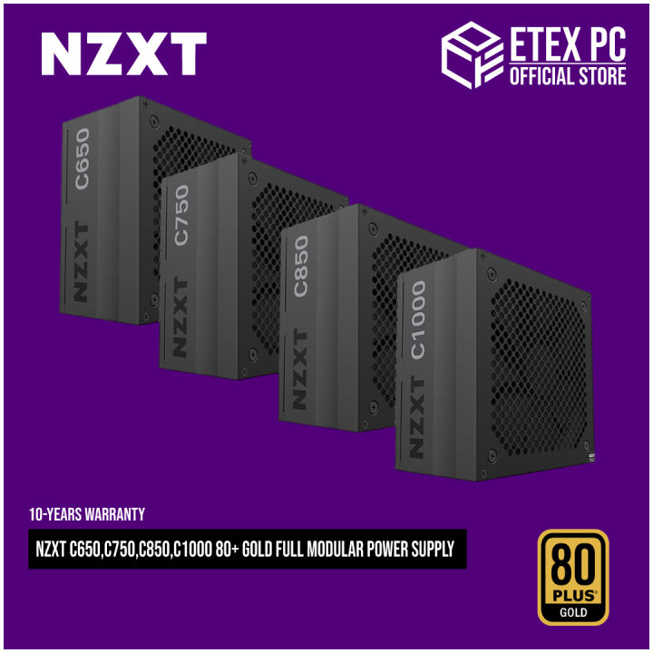 NZXT C650,C750,C850,C1000 80+ GOLD FULL MODULAR POWER SUPPLY ( 650W ...