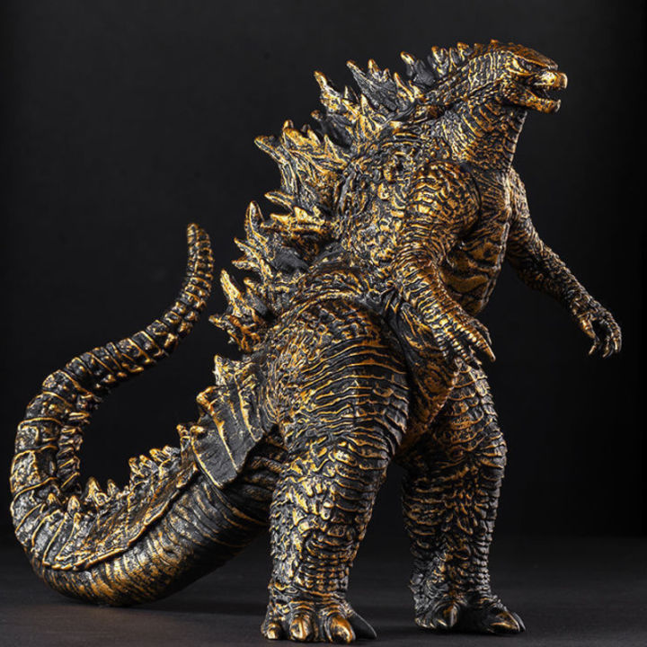 Godzilla Movie King Of The Monsters Black Gold Godzilla Action Figure ...